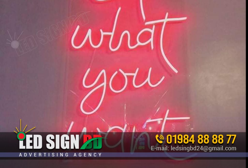 Neon Letter Sign Boards