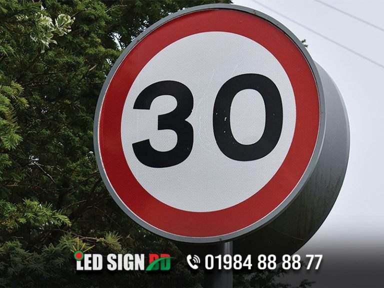 Round Sign Board - LED SIGN BD LTD | Custom LED Sign Board, Name Plate ...