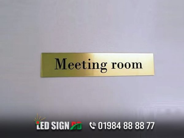 Name Plate Indoor & Outdoor Sign