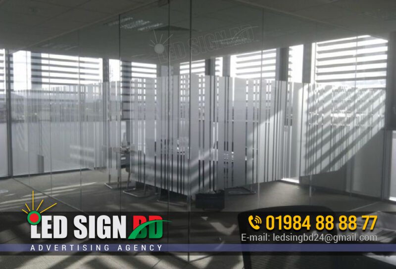 Frosted Glass Sticker - LED SIGN BD LTD