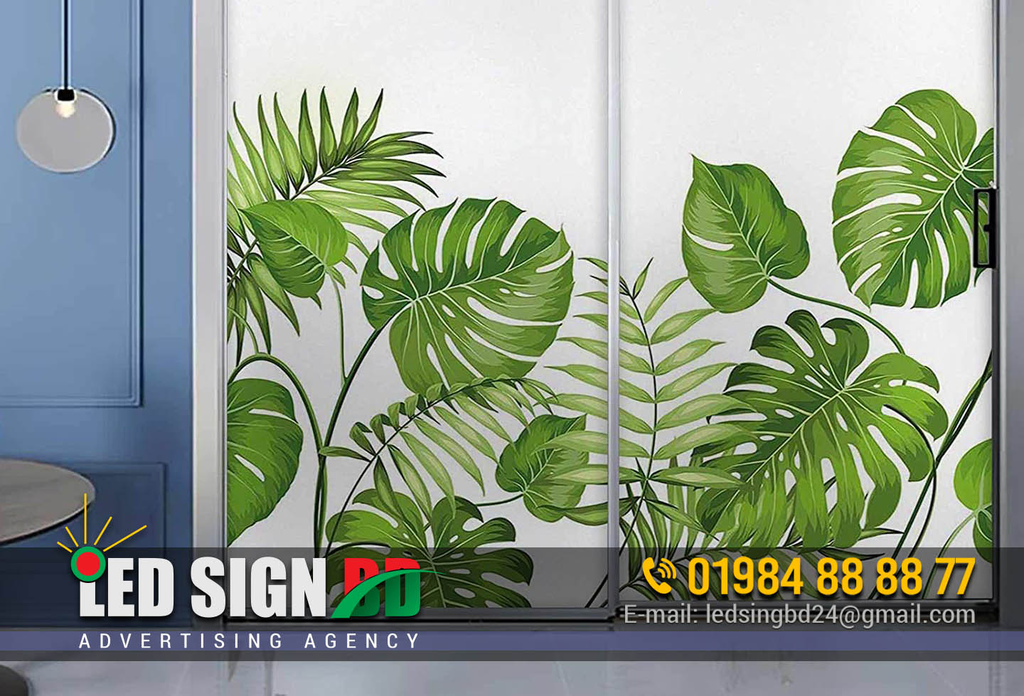 Frosted Glass Sticker - LED SIGN BD LTD