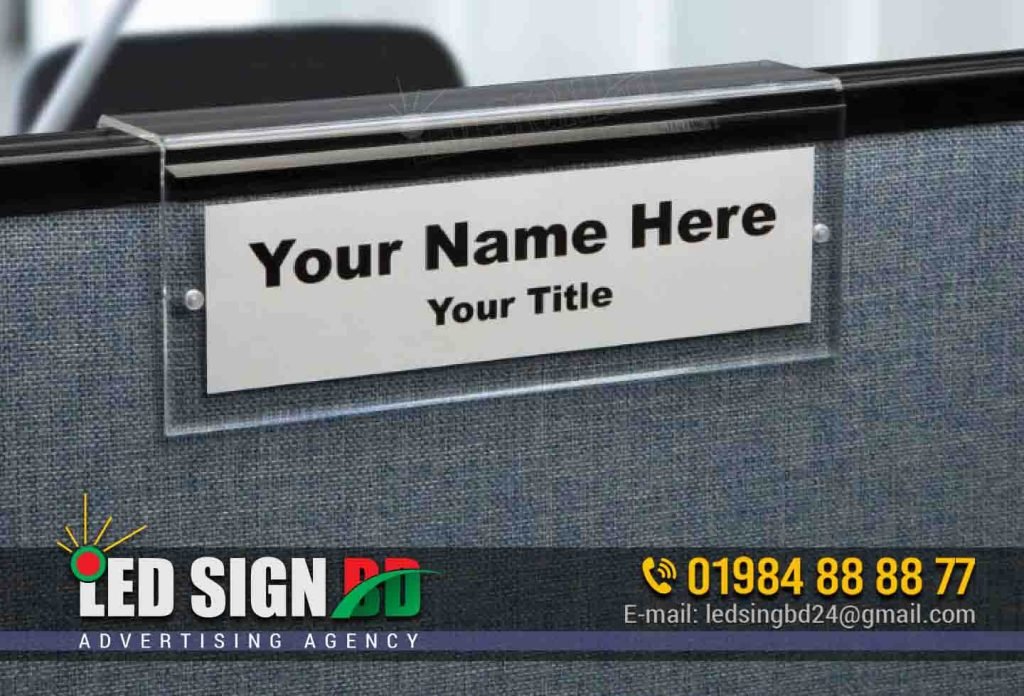Name Plate Signs Price In Bangladesh 2025 - LED SIGN BD LTD | Custom ...