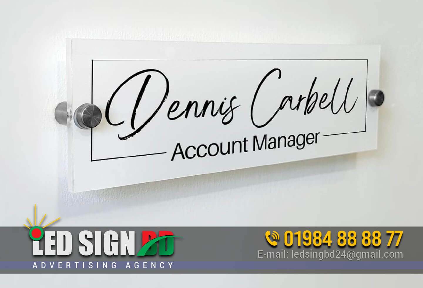 Door Name Plates - LED SIGN BD LTD