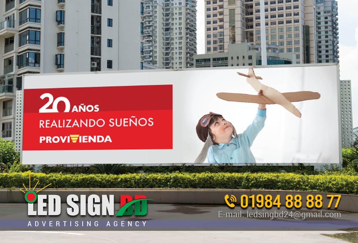 Eco-Friendly Billboards - LED SIGN BD LTD | Custom LED Sign Board, Name ...