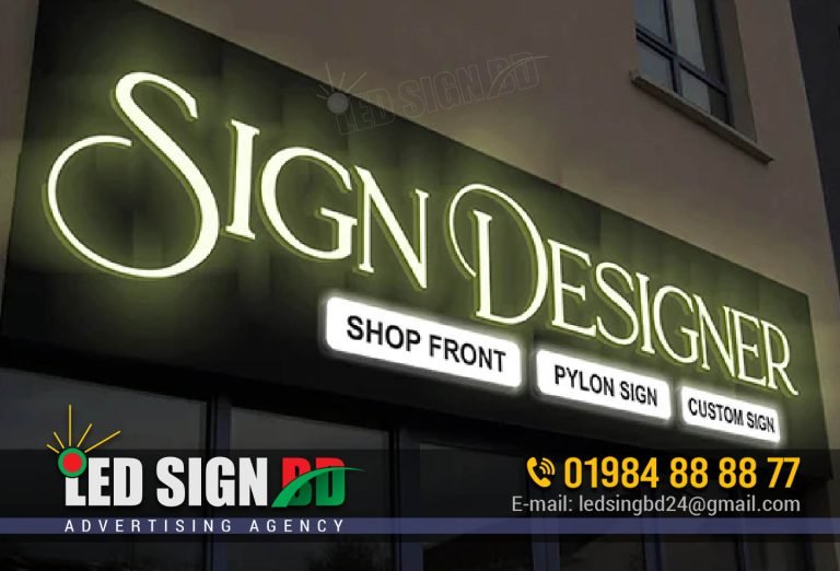 Acrylic Letter LED Sign Boards