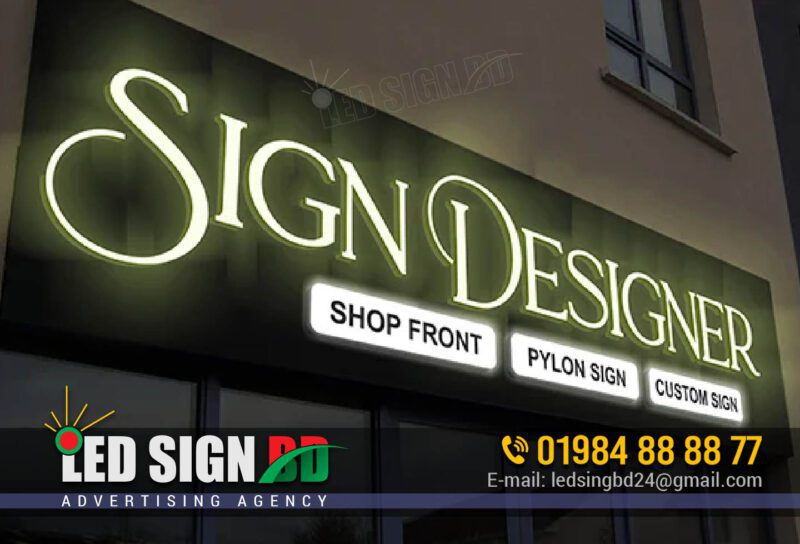 Acrylic Letter LED Sign Boards