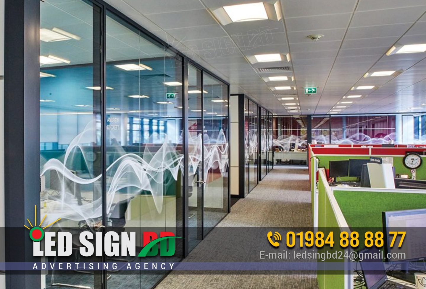 Glass Sticker - LED SIGN BD LTD