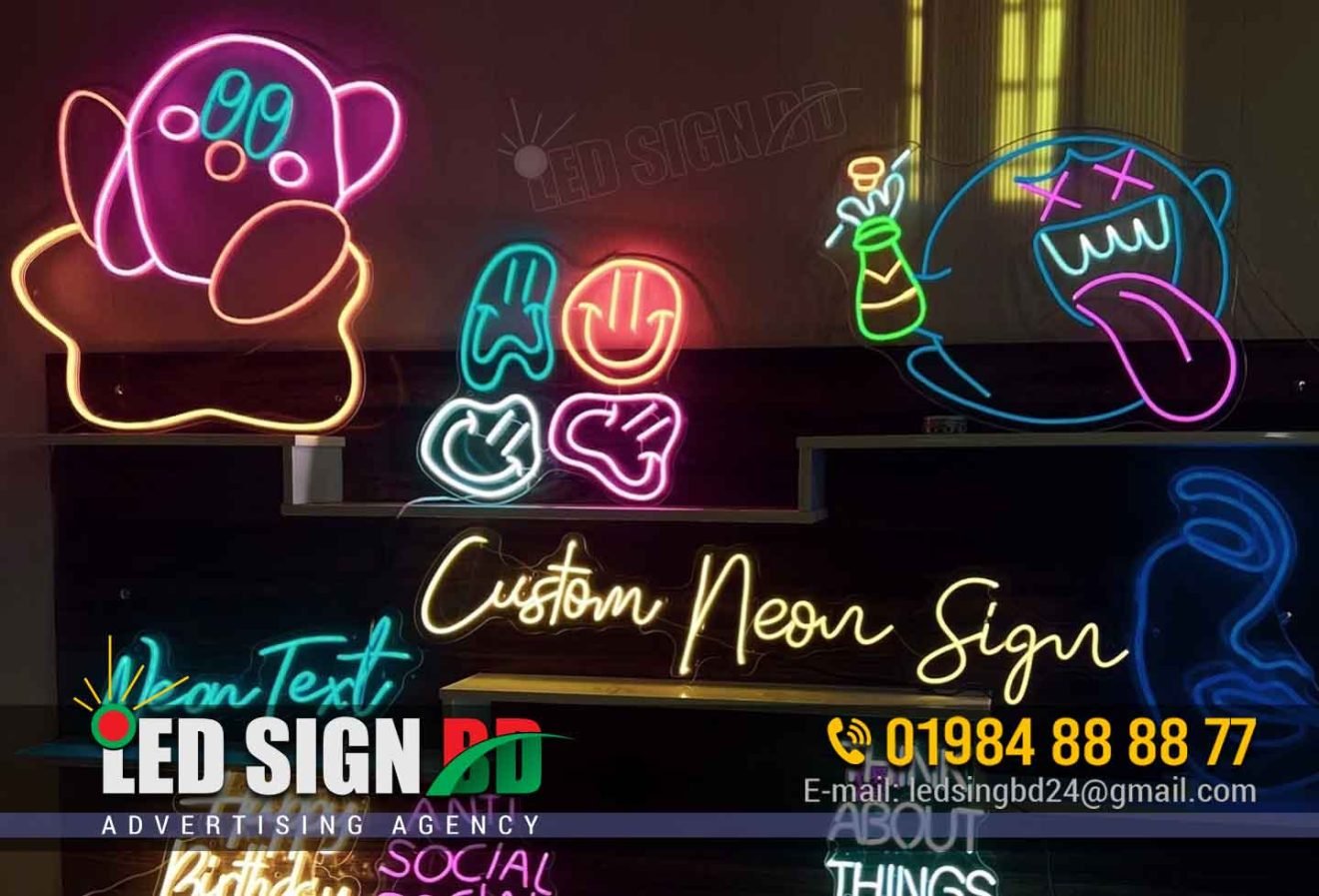 Custom Neon Sign Boards