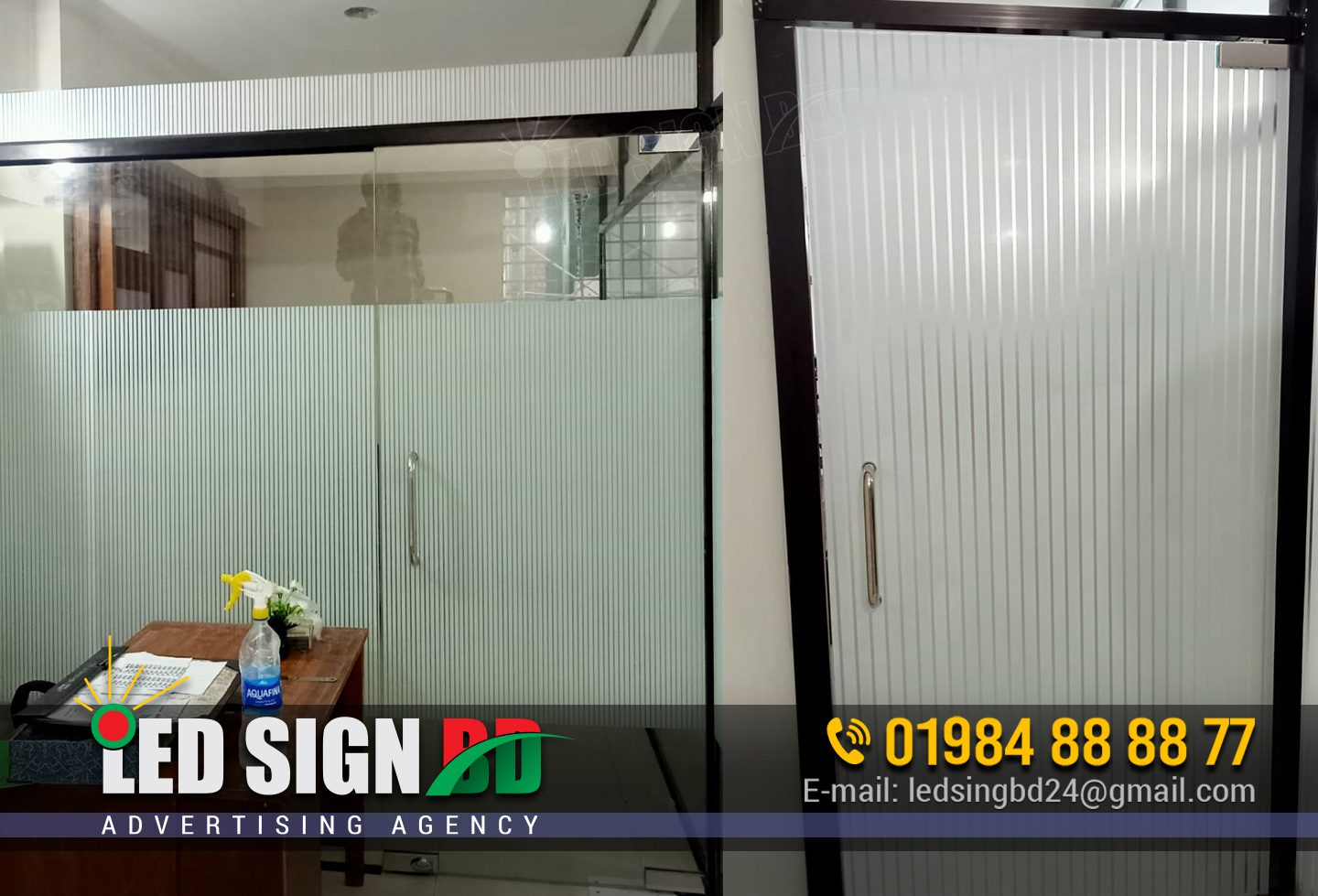 Glass Sticker - LED SIGN BD LTD