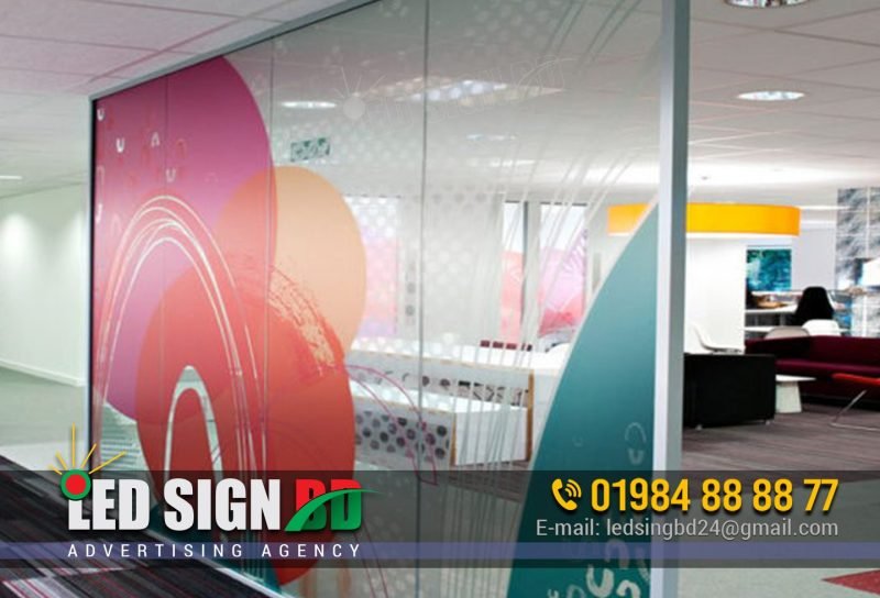 Glass Sticker - LED SIGN BD LTD