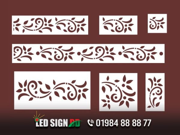 CNC Design - Laser Cut - Acrylic, SS Metal Wooden Cutting