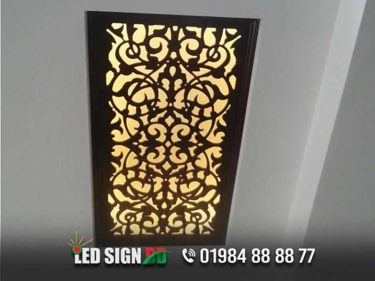 CNC Design - Laser Cut - Acrylic, SS Metal Wooden Cutting