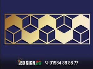 CNC Design - Laser Cut - Acrylic, SS Metal Wooden Cutting