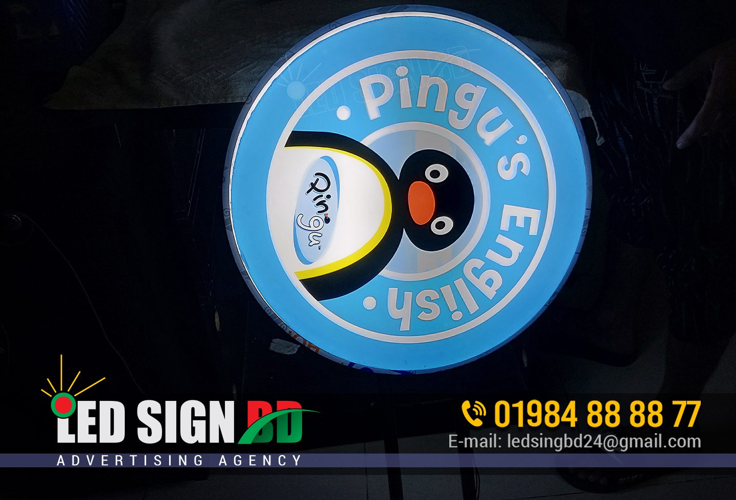 Round Sign Board - LED SIGN BD LTD