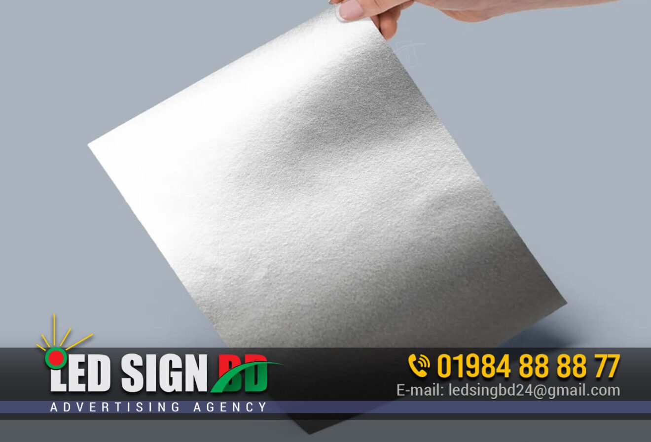Metallic Sticker Paper - LED SIGN BD LTD