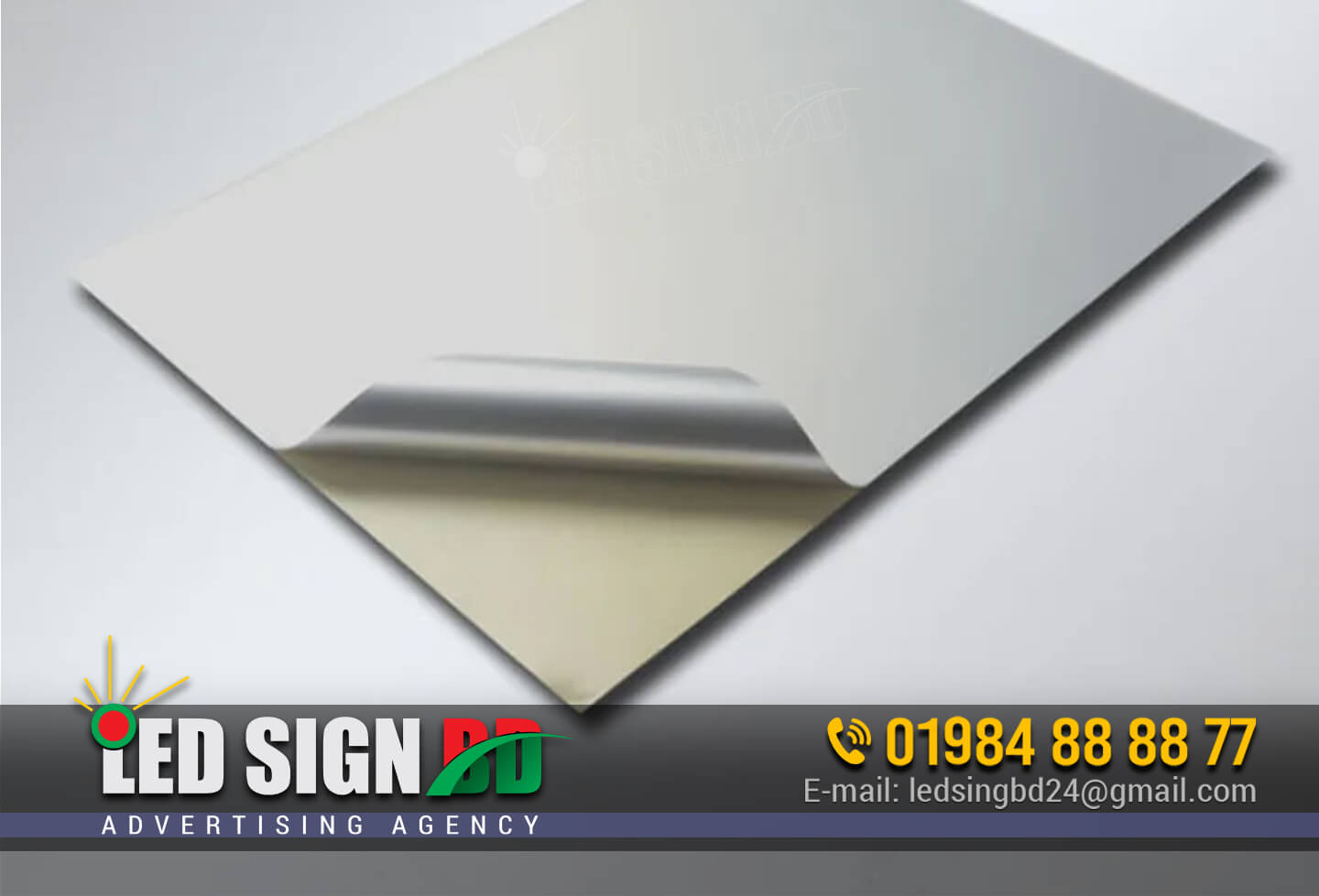 Metallic Sticker Paper - LED SIGN BD LTD