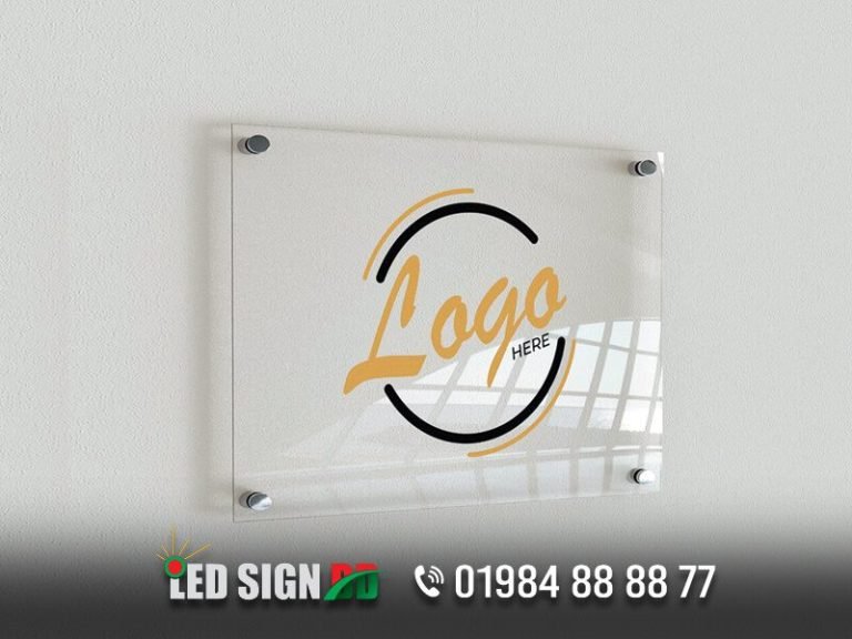 Glass Name Plates