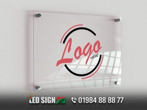 Glass Name Plates