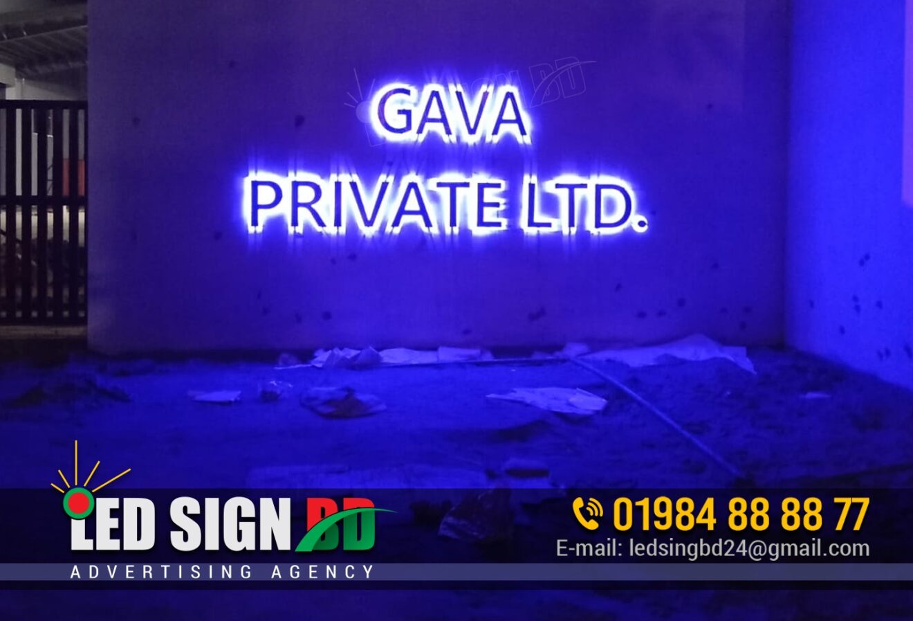 Acrylic Letter LED Sign Boards