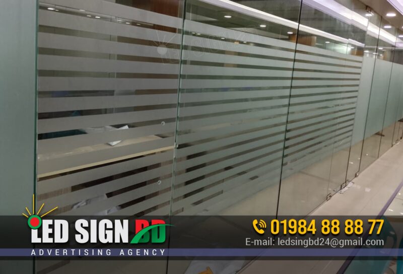 Frosted Glass Sticker - LED SIGN BD LTD
