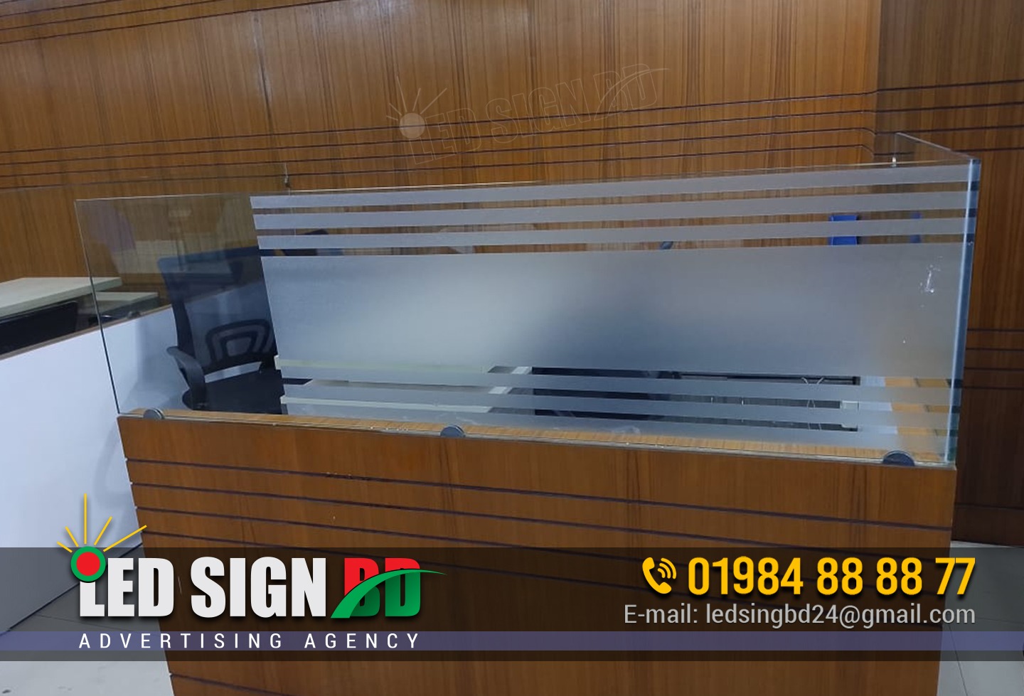 Frosted Glass Sticker - LED SIGN BD LTD