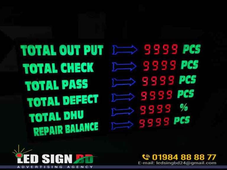 LED Countdown Display Board - LED SIGN BD LTD
